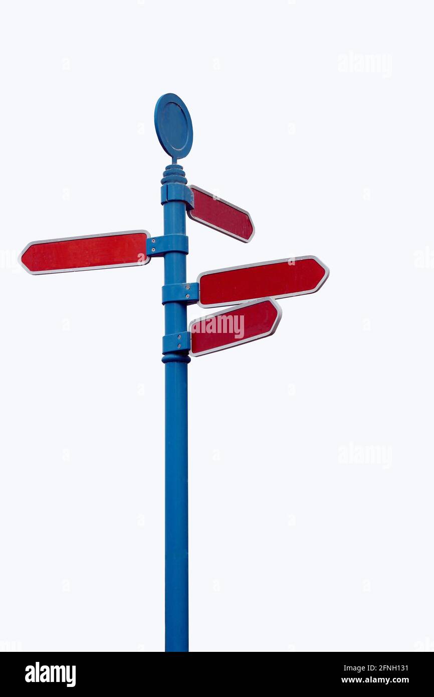 Direction ways Cut Out Stock Images & Pictures - Alamy