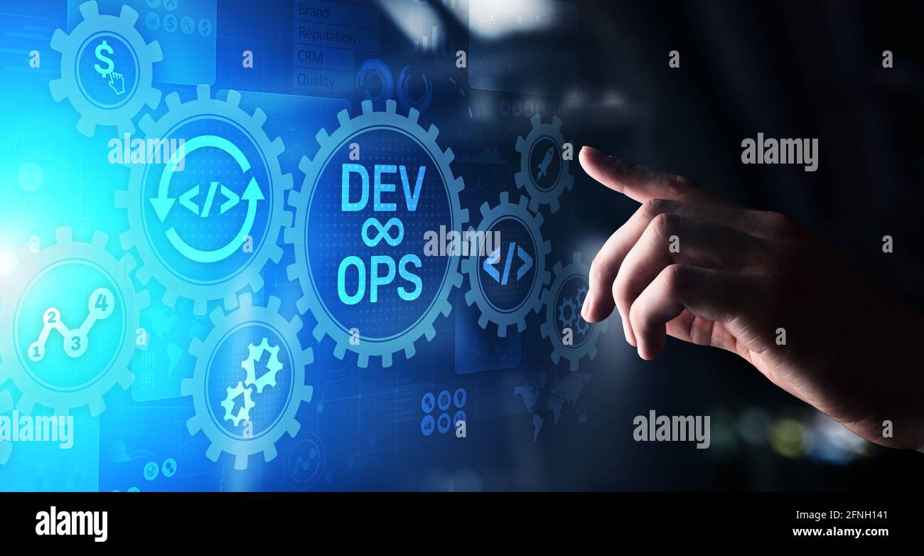 Devops background hi-res stock photography and images - Alamy