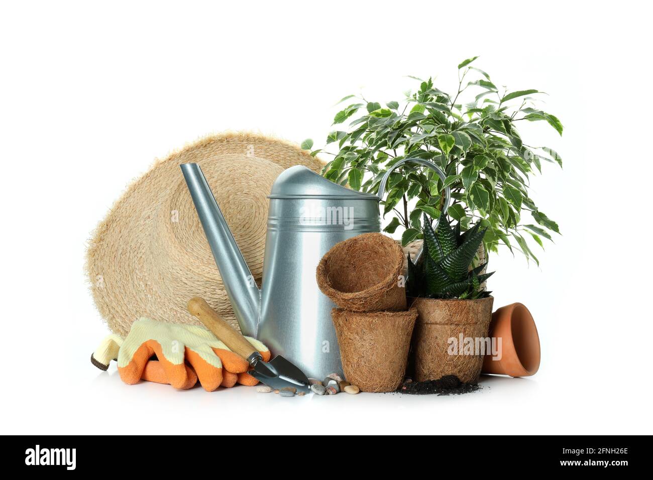 Garden equipment set different Cut Out Stock Images & Pictures - Alamy