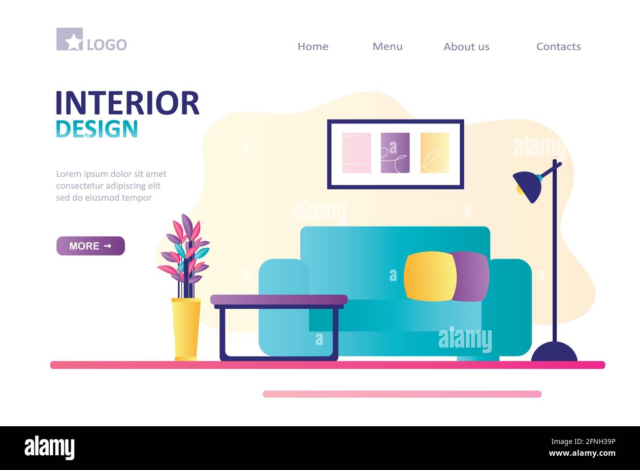 Interior header Cut Out Stock Images & Pictures - Alamy