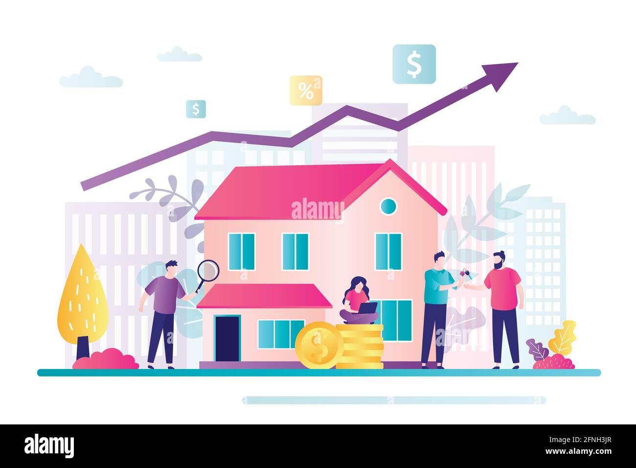 Increase price cartoon hi-res stock photography and images - Alamy