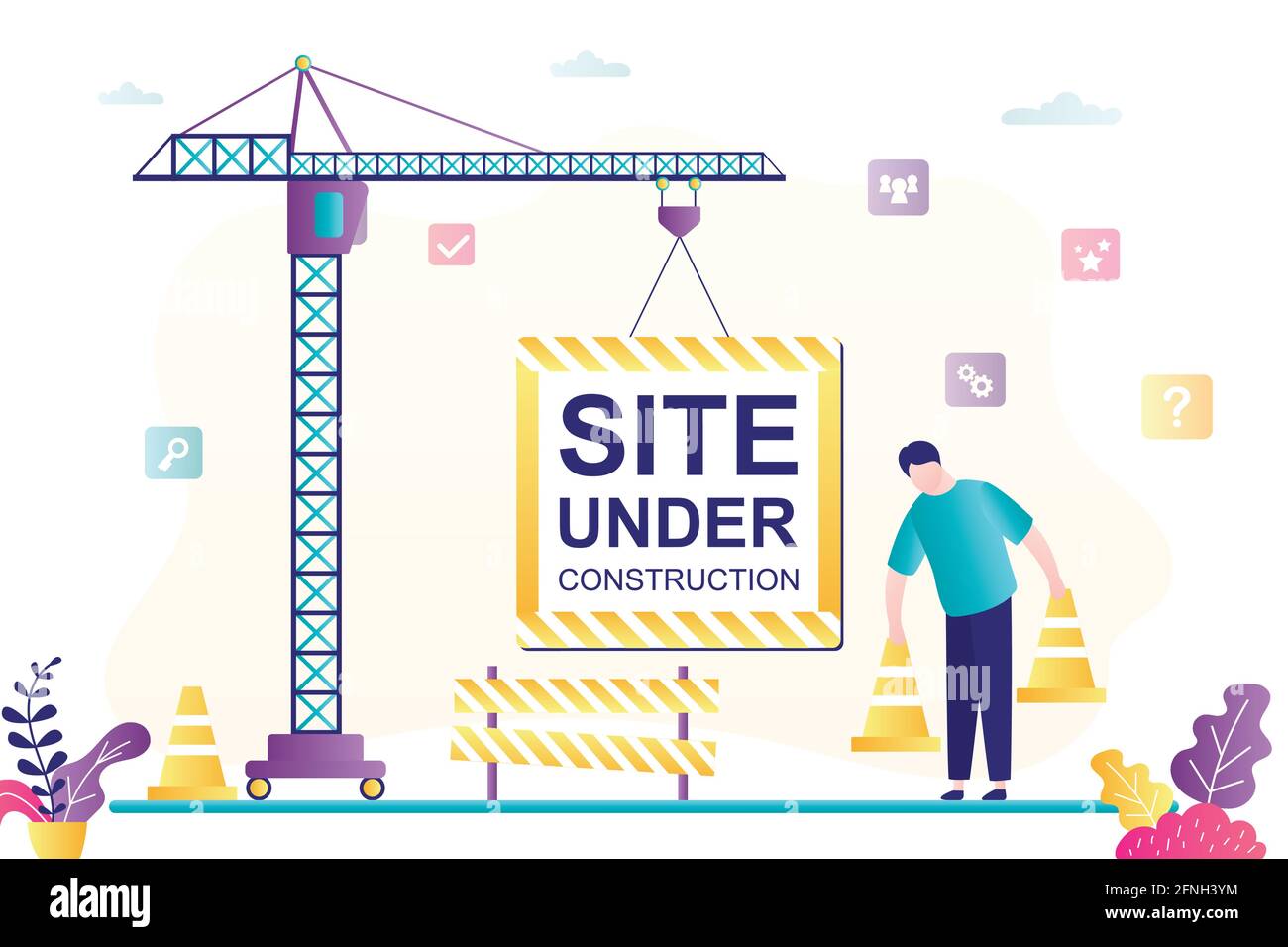 Big character signs Stock Vector Images - Alamy