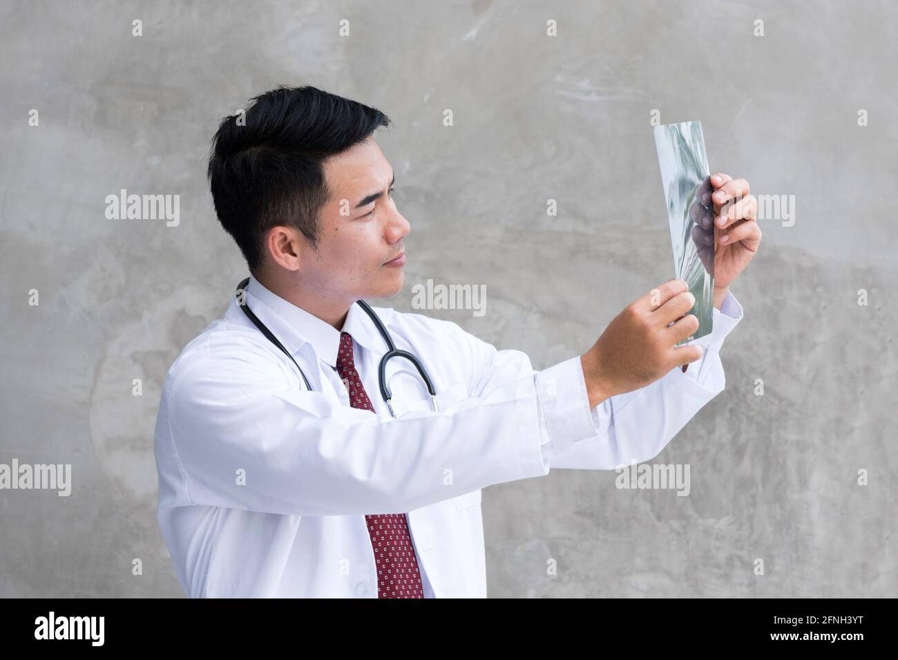 Health care Medical concept. Smart Doctors look at patient Chart ...