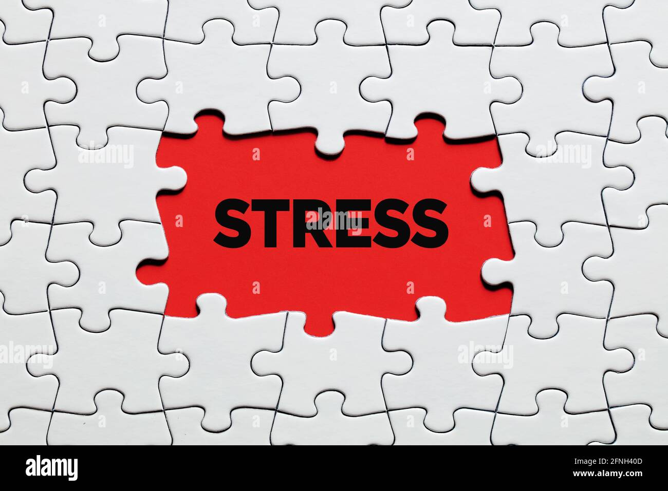 Contagious or spreading stress concept. The word stress surrounded by ...