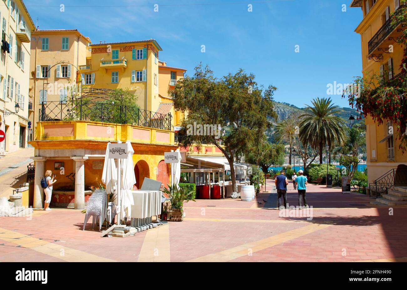 Menton, France - May 12, 2021: Summer Pre Season Preparations at the ...