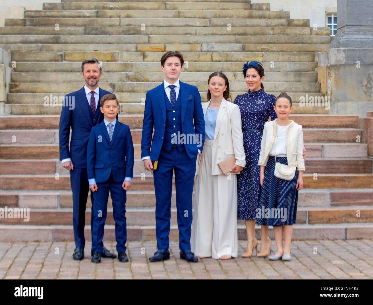 Crown Prince Frederik, Crown Princess Mary, Prince Christian, Princess ...