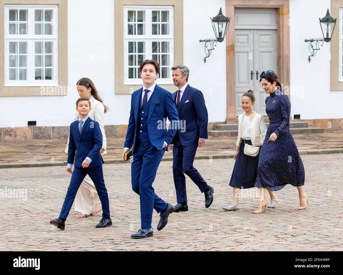 Crown Prince Frederik, Crown Princess Mary, Prince Christian, Princess ...