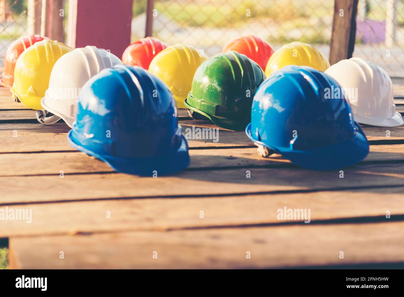 Safety hardhat Helmet Engineering Construction worker equipment. Hard ...
