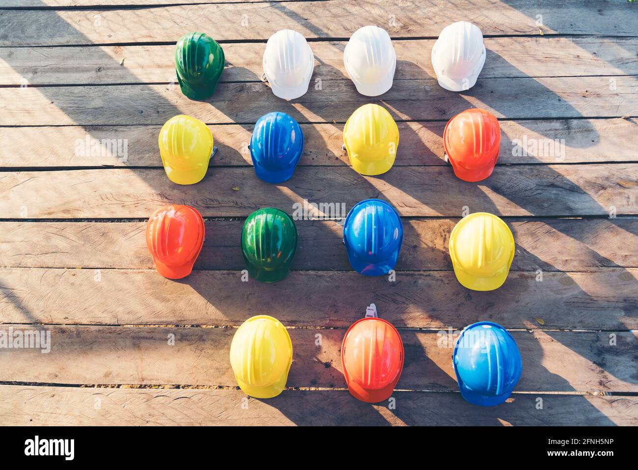 Safety hardhat Helmet Engineering Construction worker equipment. Hard ...