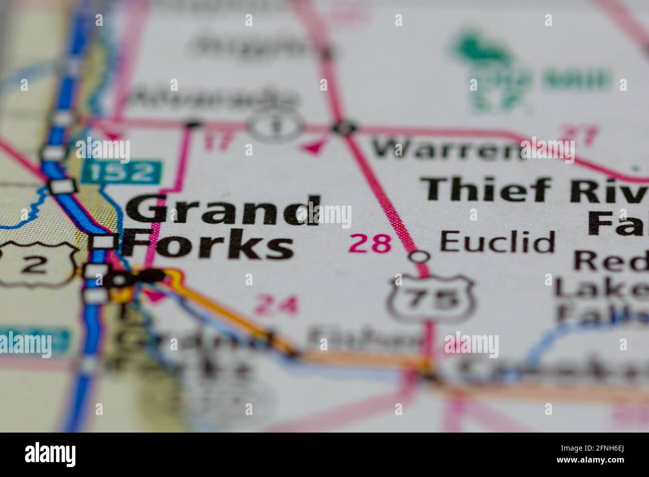 Grandforks Canada Map