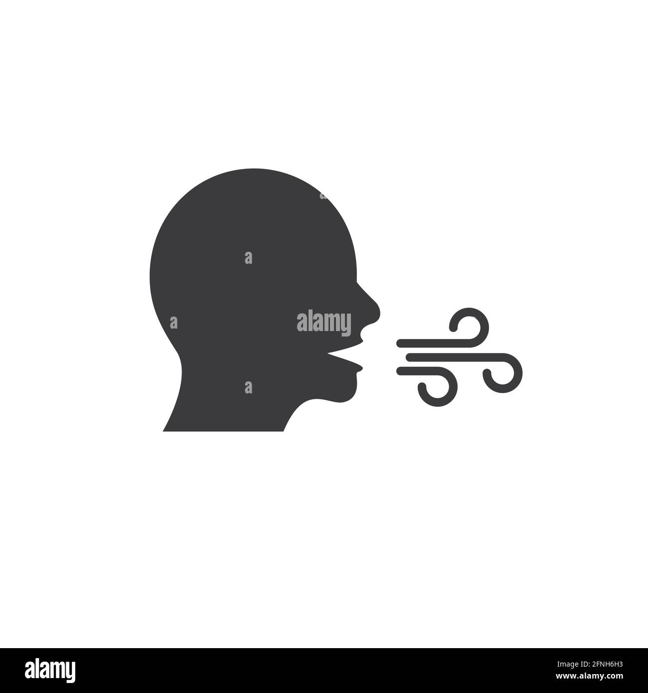 Deep breath illustration hi-res stock photography and images - Alamy