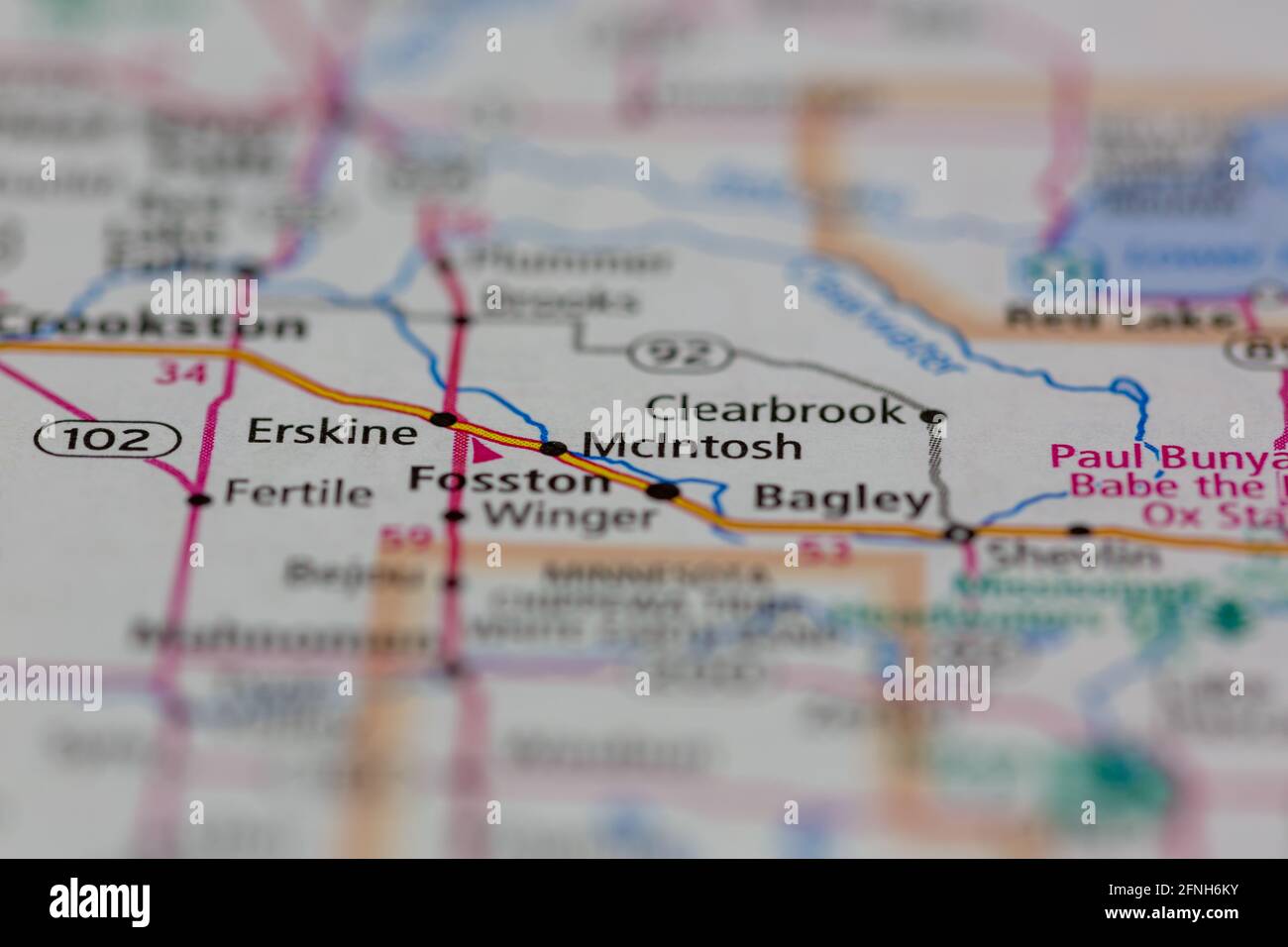 Mcintosh on a map hi-res stock photography and images - Alamy