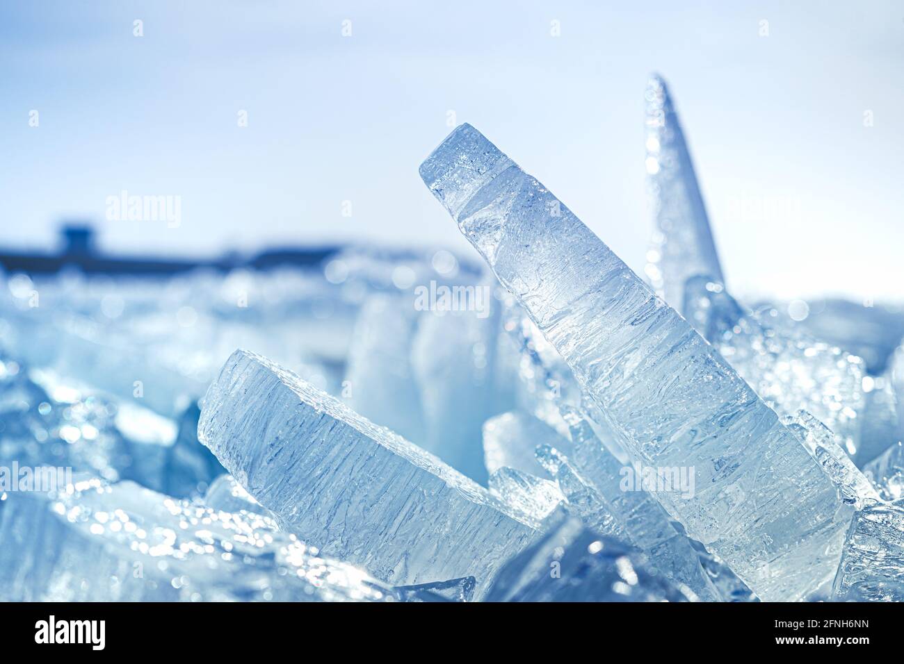 Ice floe floating on the water Stock Photo - Alamy