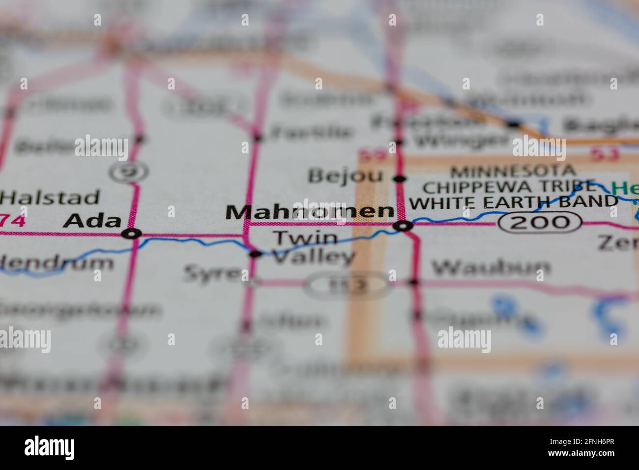 Map of mahnomen hi-res stock photography and images - Alamy