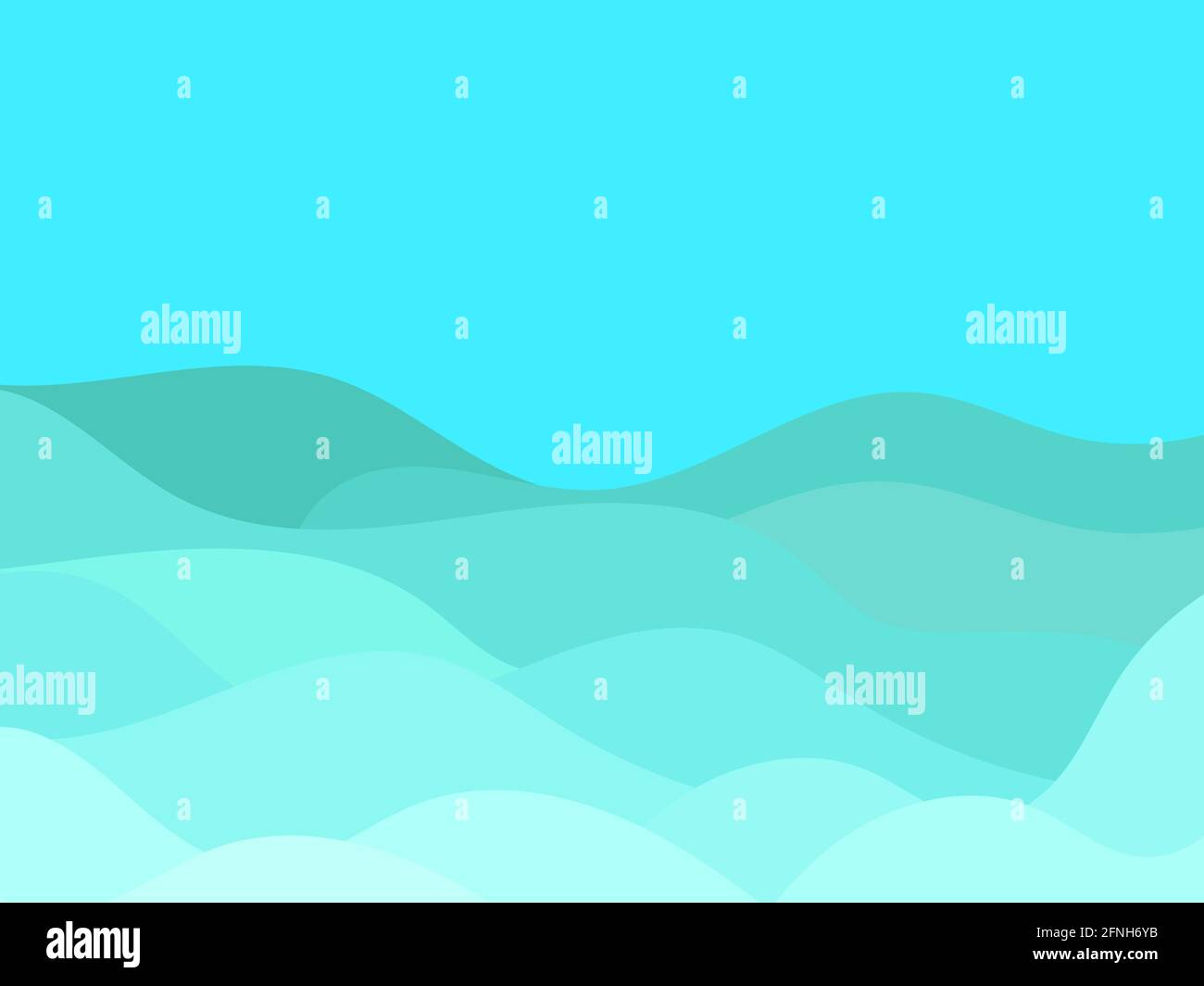 Flat plains landscape Stock Vector Images - Alamy