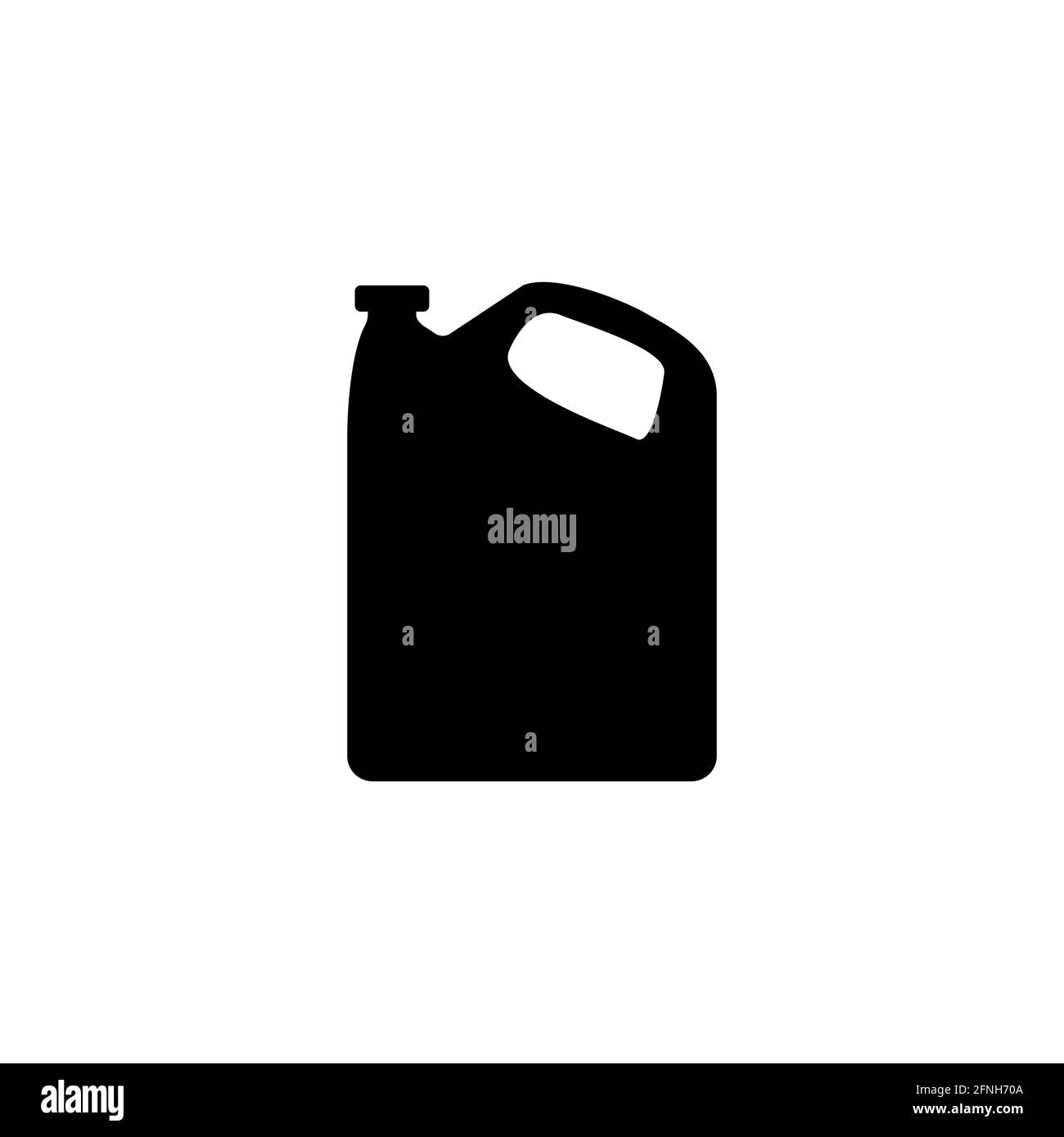 Gasoline fuel canister vector icon. Petrol can gallon gas tank fuel ...