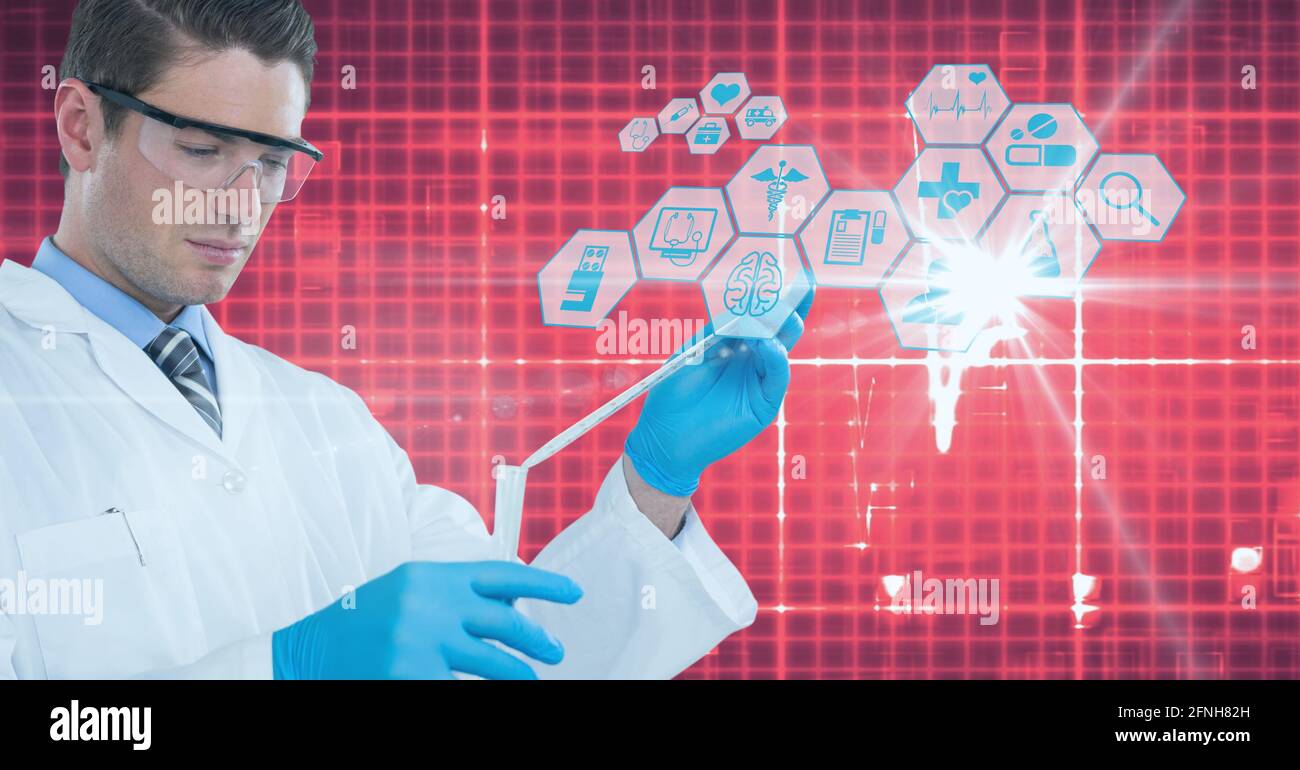 Animation brain medical data processing hi-res stock photography and ...