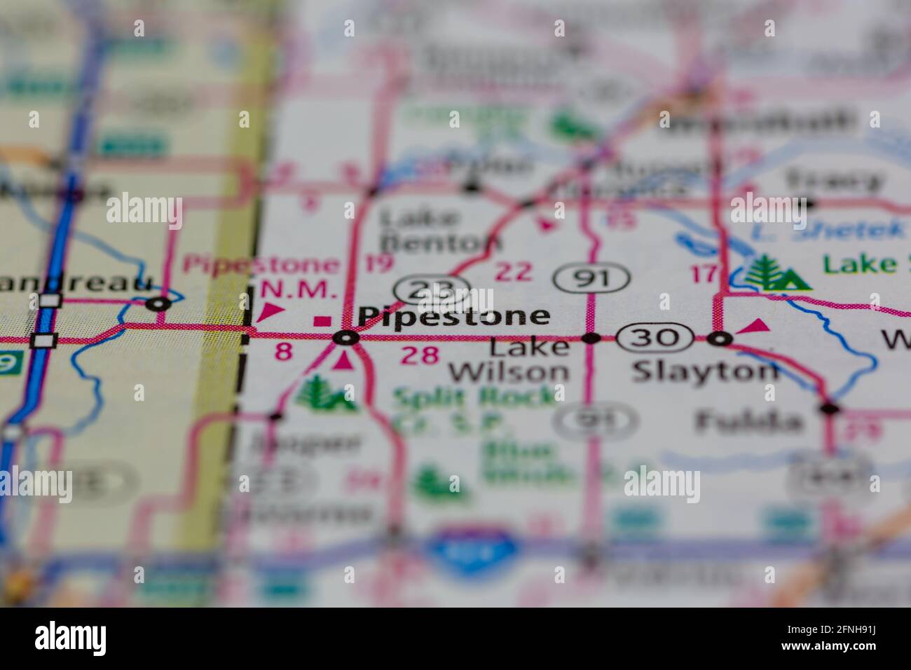 05-17-2021 Portsmouth, Hampshire, UK, Pipestone Minnesota USA shown on ...