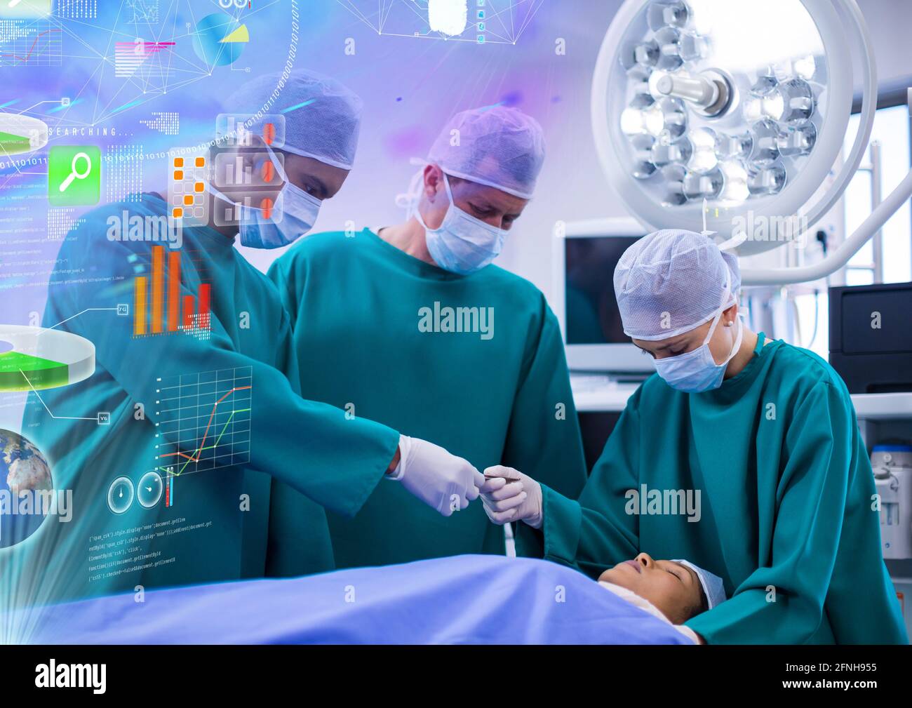 Composition of medical data processing over surgeons in operating ...