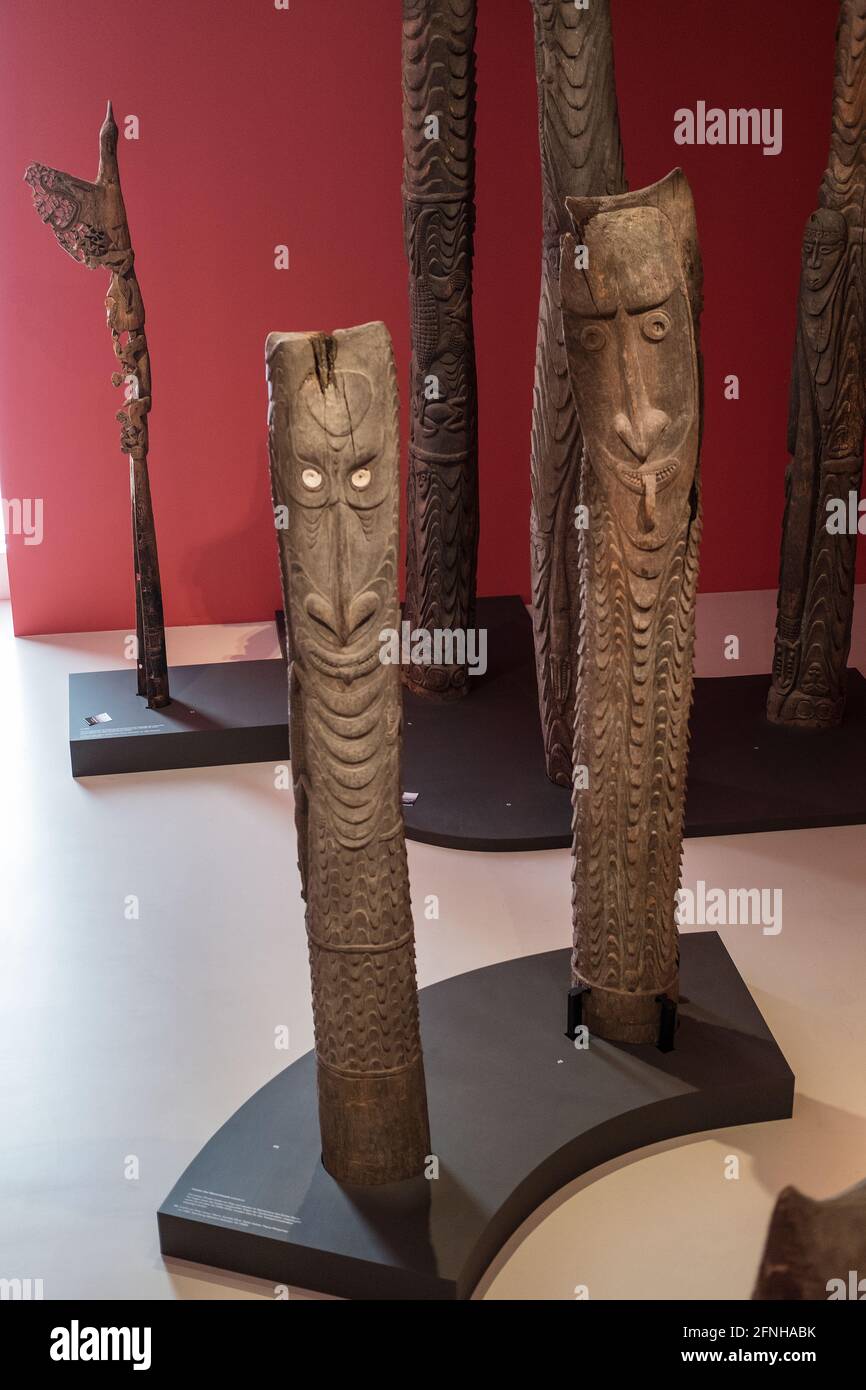 Buddha, statue, exhibition, collection, Basel, Museum of Culture Stock ...