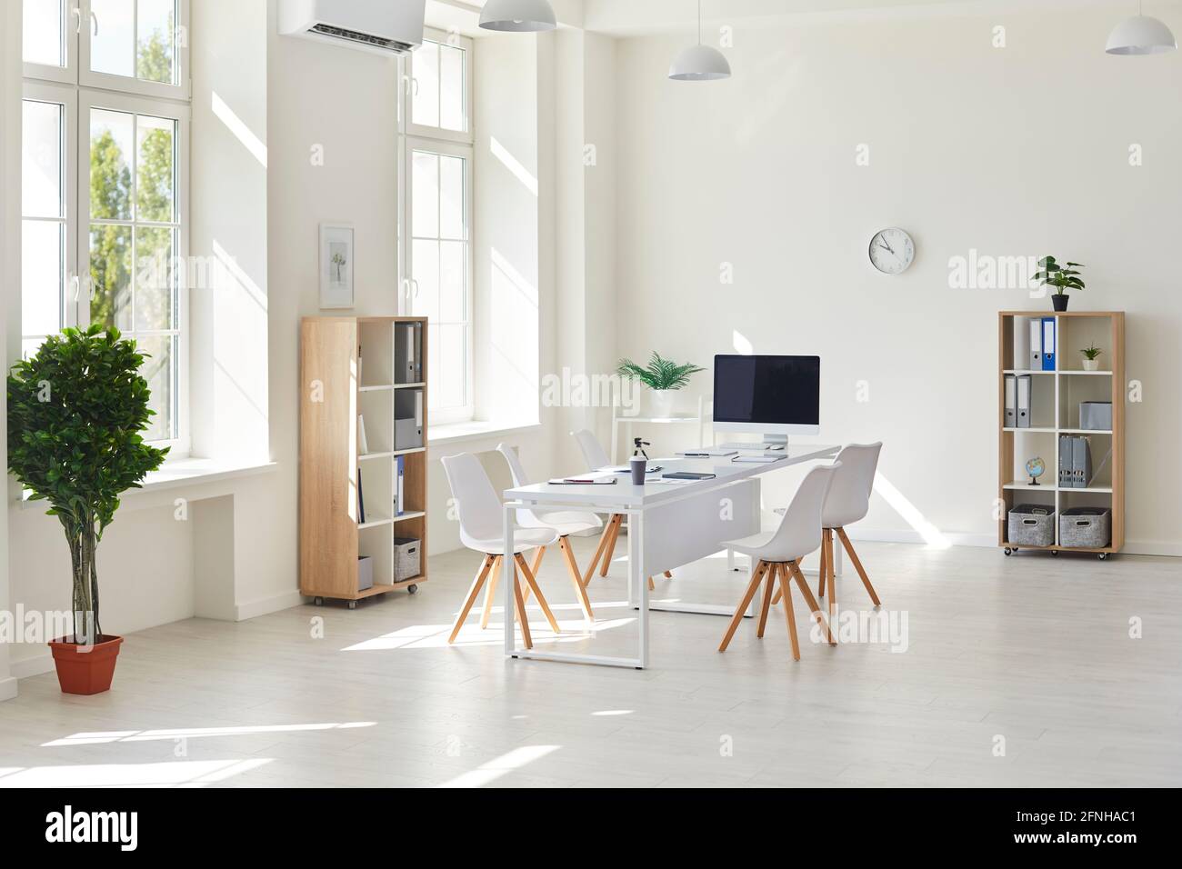 Empty office chair white background hi-res stock photography and images ...