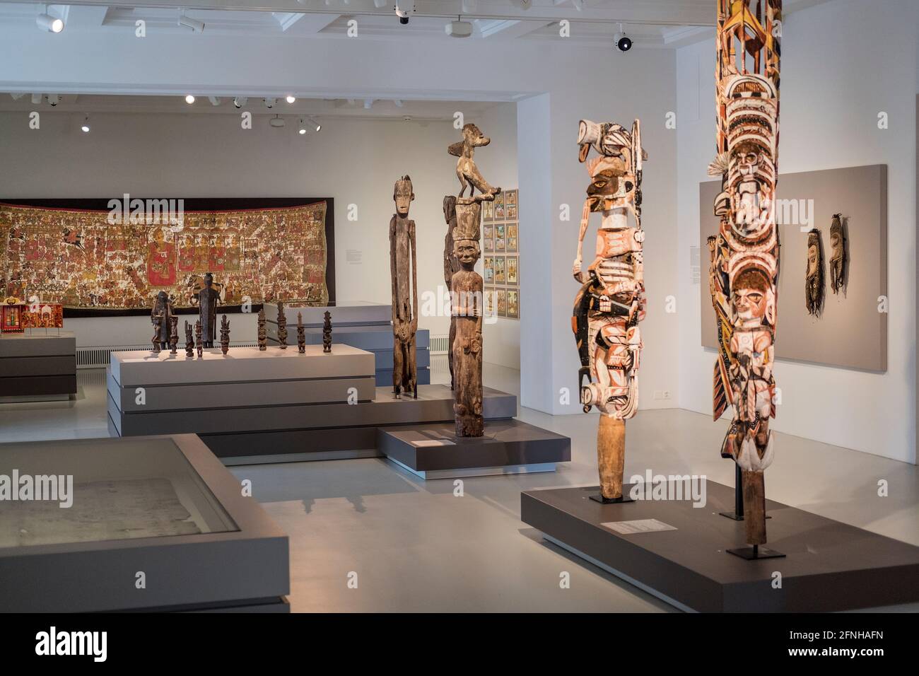 Buddha, statue, exhibition, collection, Basel, Museum of Culture Stock ...