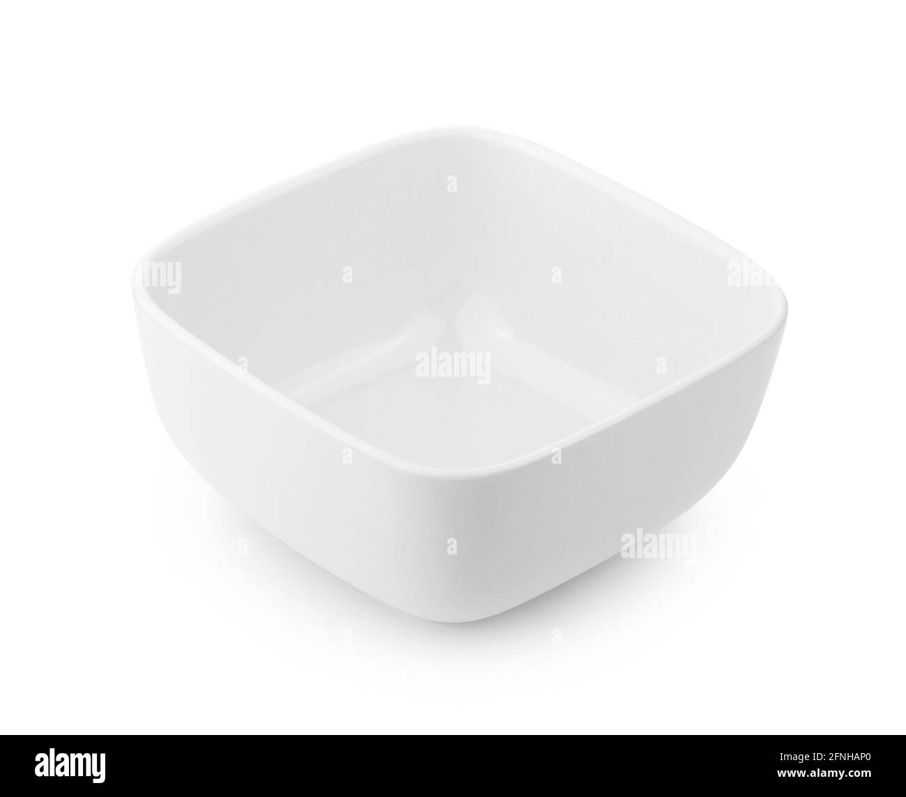 empty white bowl isolated on white background Stock Photo - Alamy