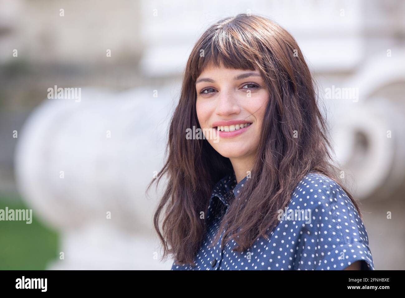 Rome, Italy. 17th May, 2021. Italian actress Carlotta Antonelli during ...