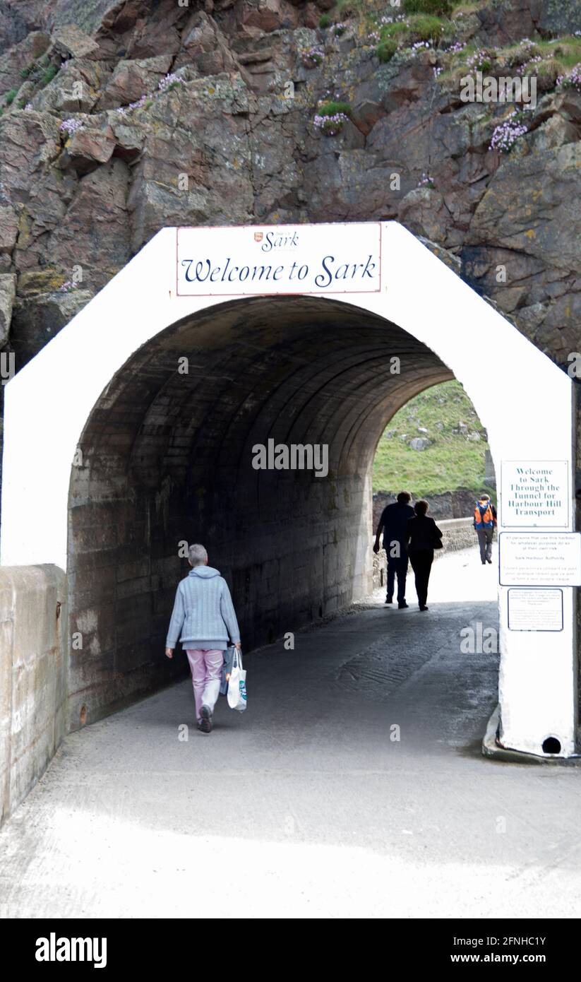 Welcome to Sark - Tunnel to the car free island of Sark in the Channel ...