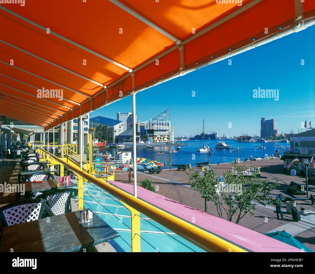 2004 HISTORICAL WATERFRONT RESTAURANT OVERLOOKING INNER HARBOR SKYLINE ...