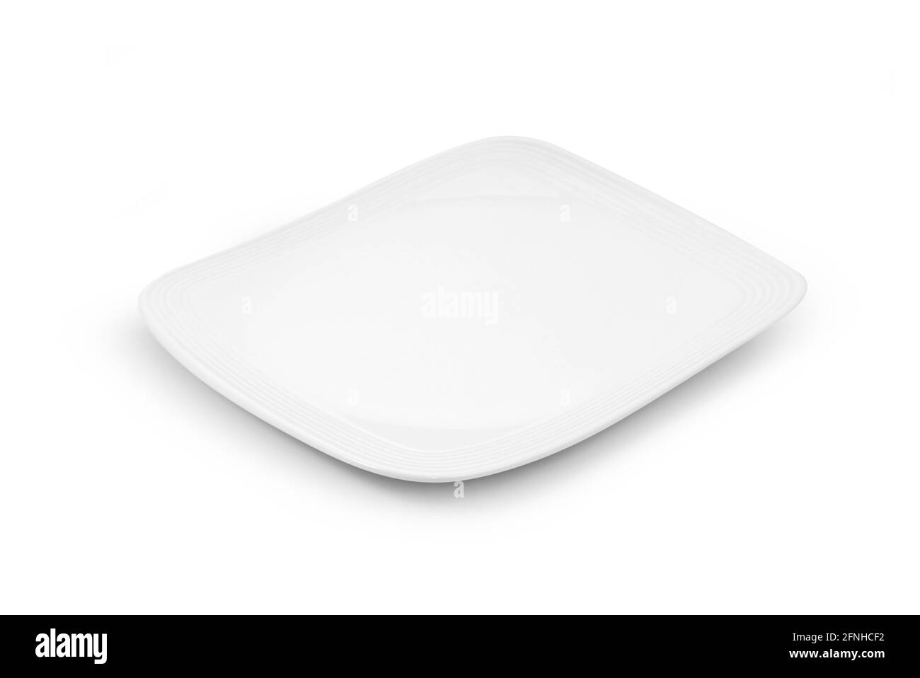 white plate isolated on white background Stock Photo - Alamy
