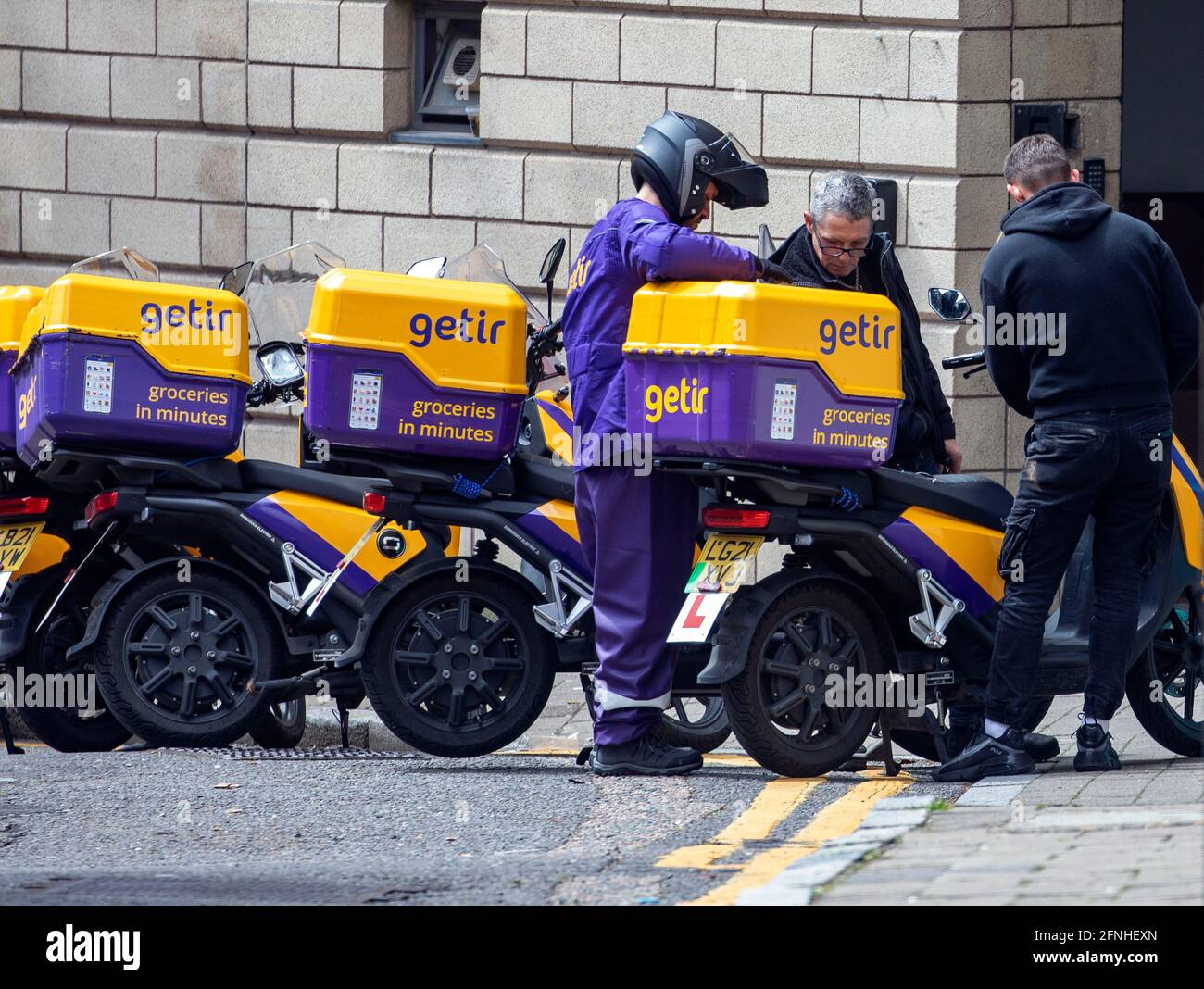 Lockdown lifting May 2021 Getir picture by Gavin Rodgers/ Pixel8000 ...