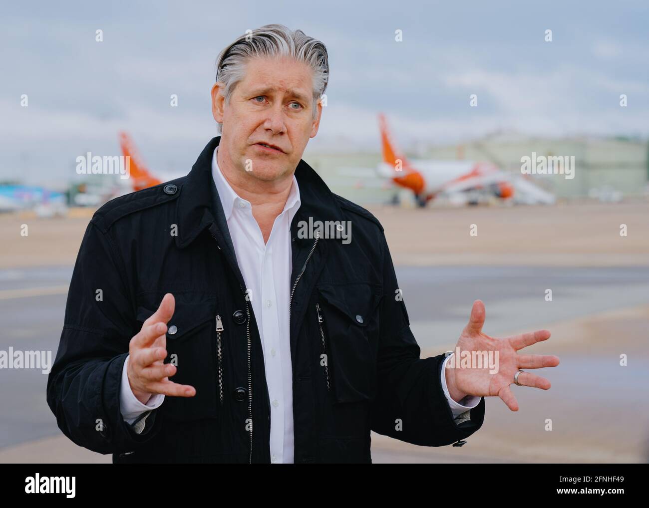 easyJet CEO Johan Lundgren Stock Photo - Alamy
