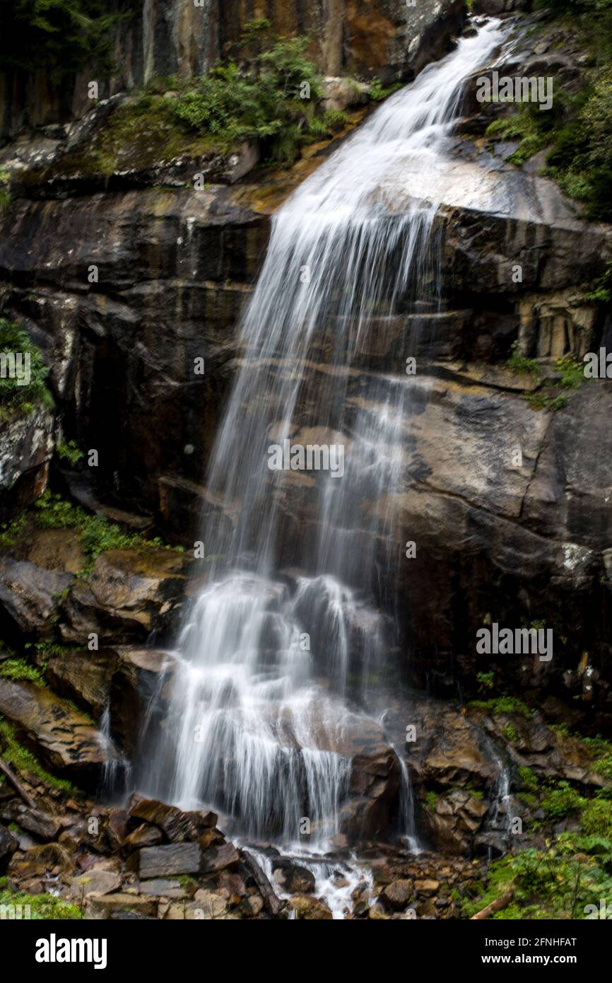 Impressive view of the waterfalls in Rize, Turkey, in harmony with ...