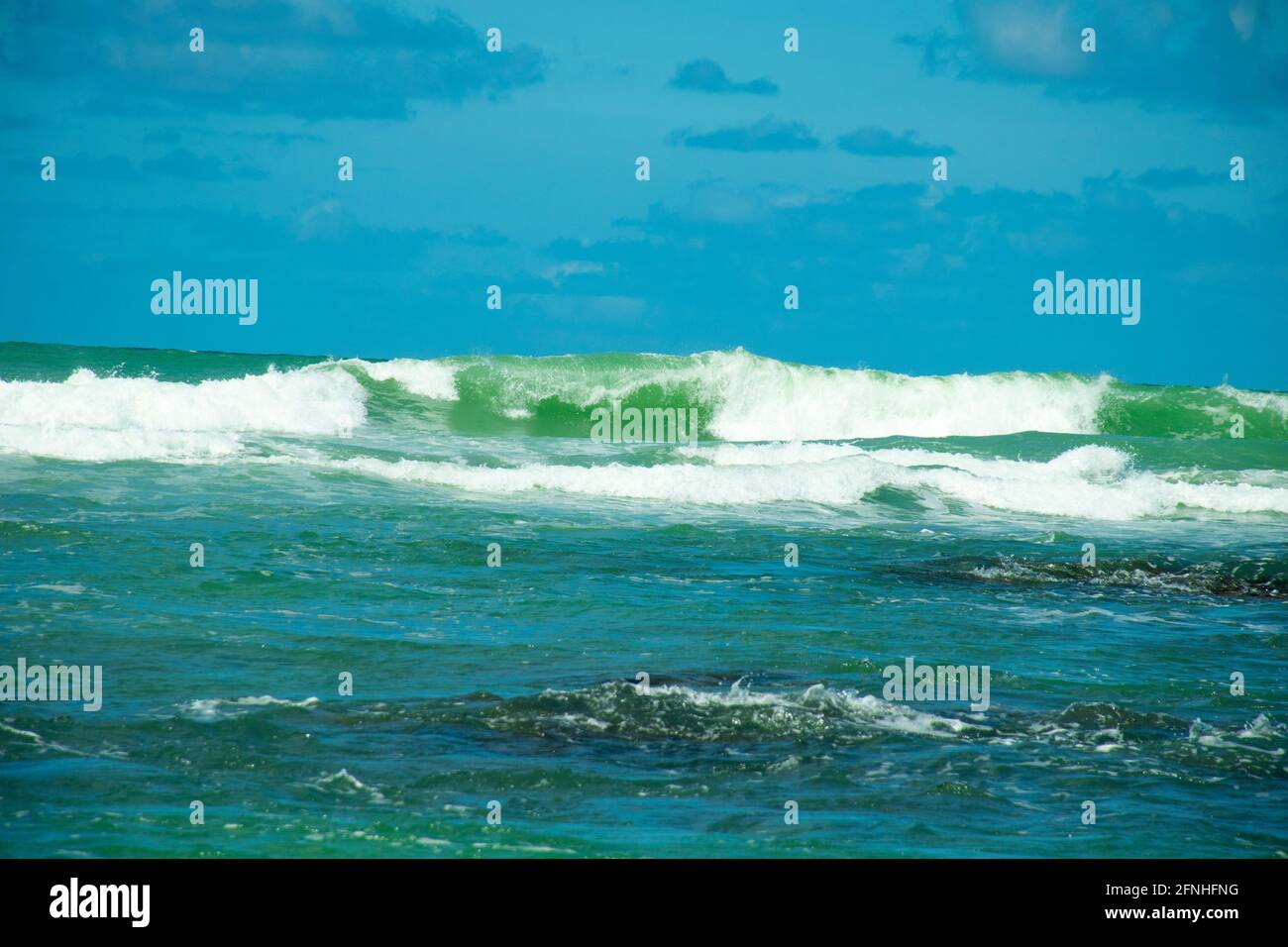 Sea waves in Brazil Stock Photo - Alamy
