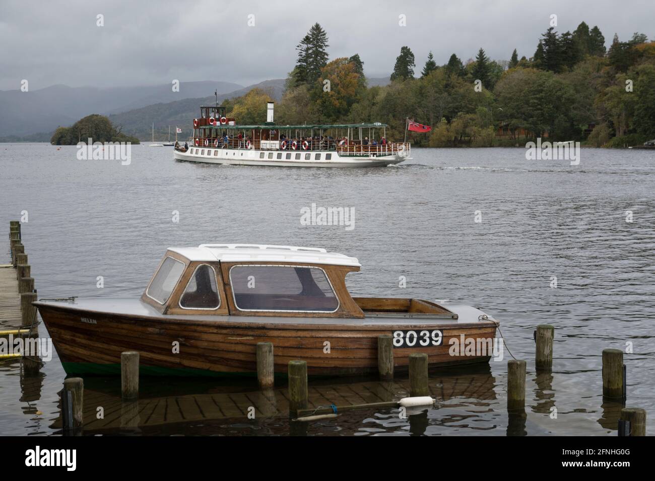 Steamer boat windermere hi-res stock photography and images - Alamy