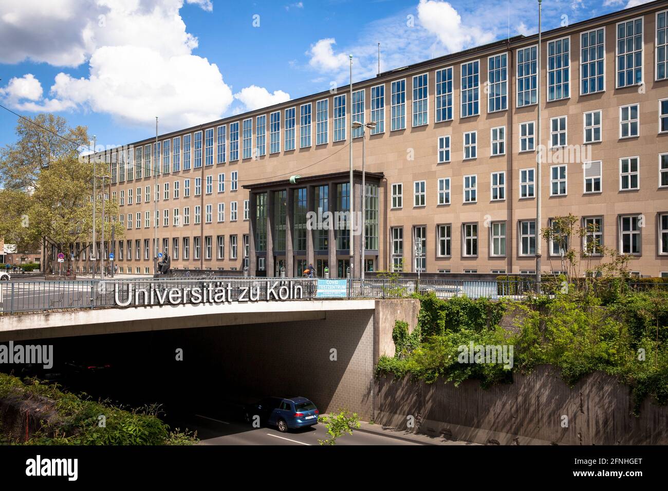 main building of the University of Cologne at the Albertus-Magnus ...
