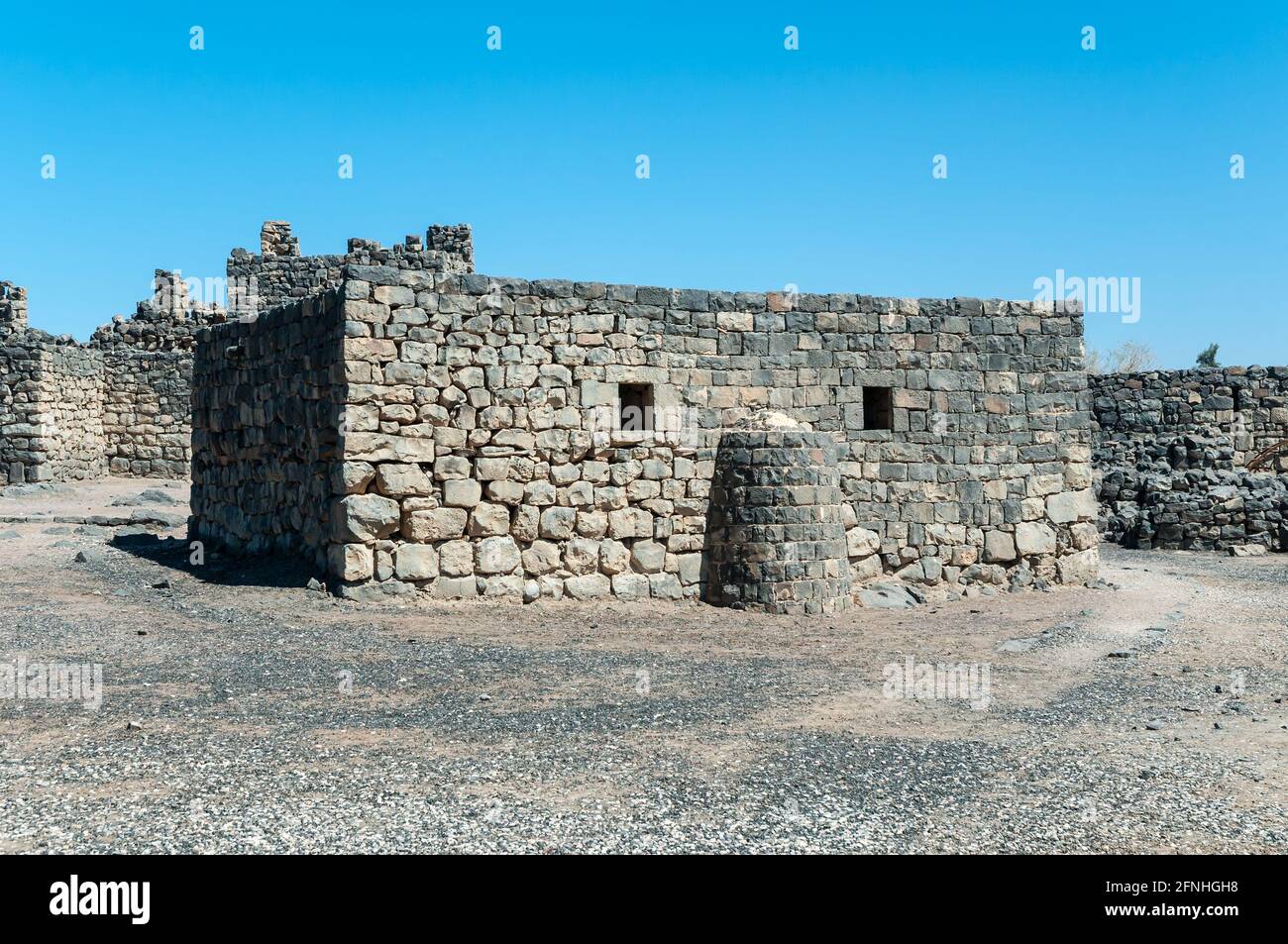 The Azraq Castle, Jordan Stock Photo - Alamy