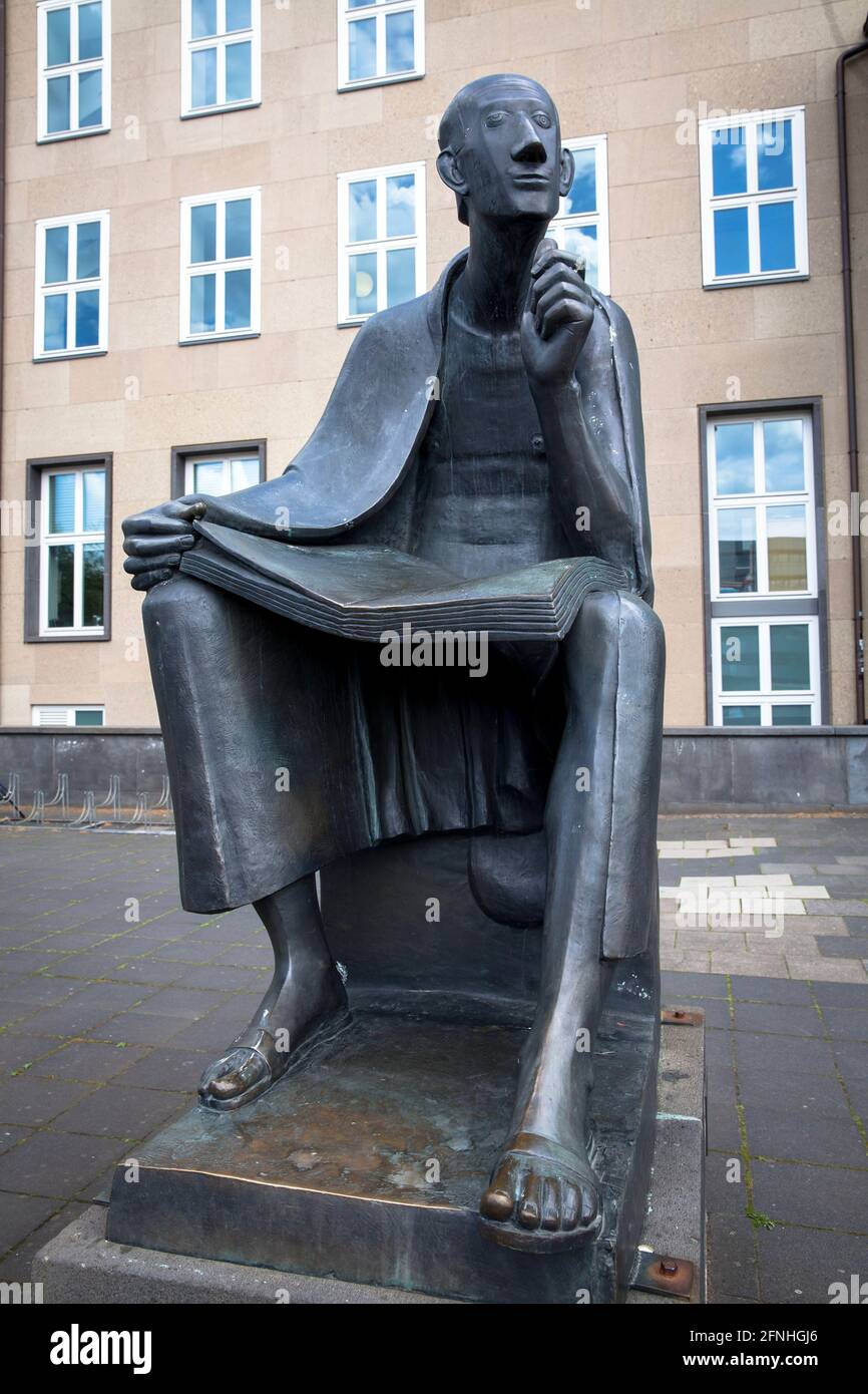 Albertus-Magnus monument in front of the main building of the ...