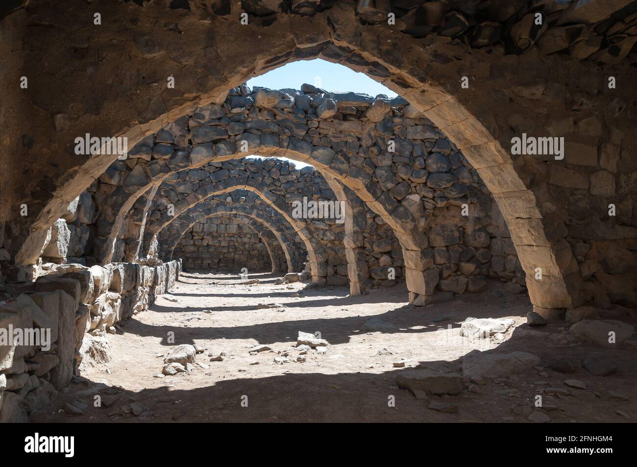 The Azraq Castle, Jordan Stock Photo - Alamy