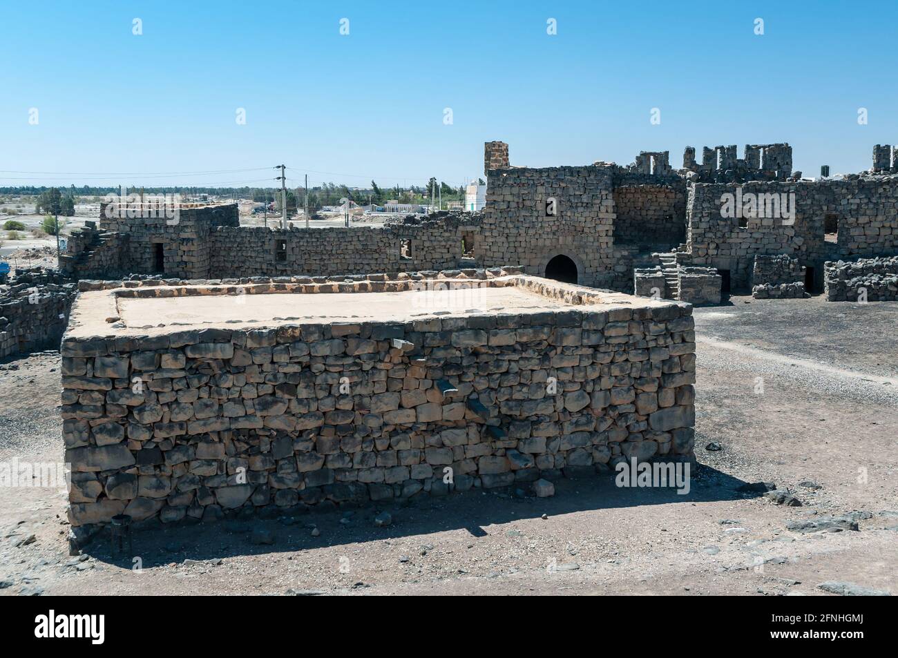 The Azraq Castle, Jordan Stock Photo - Alamy