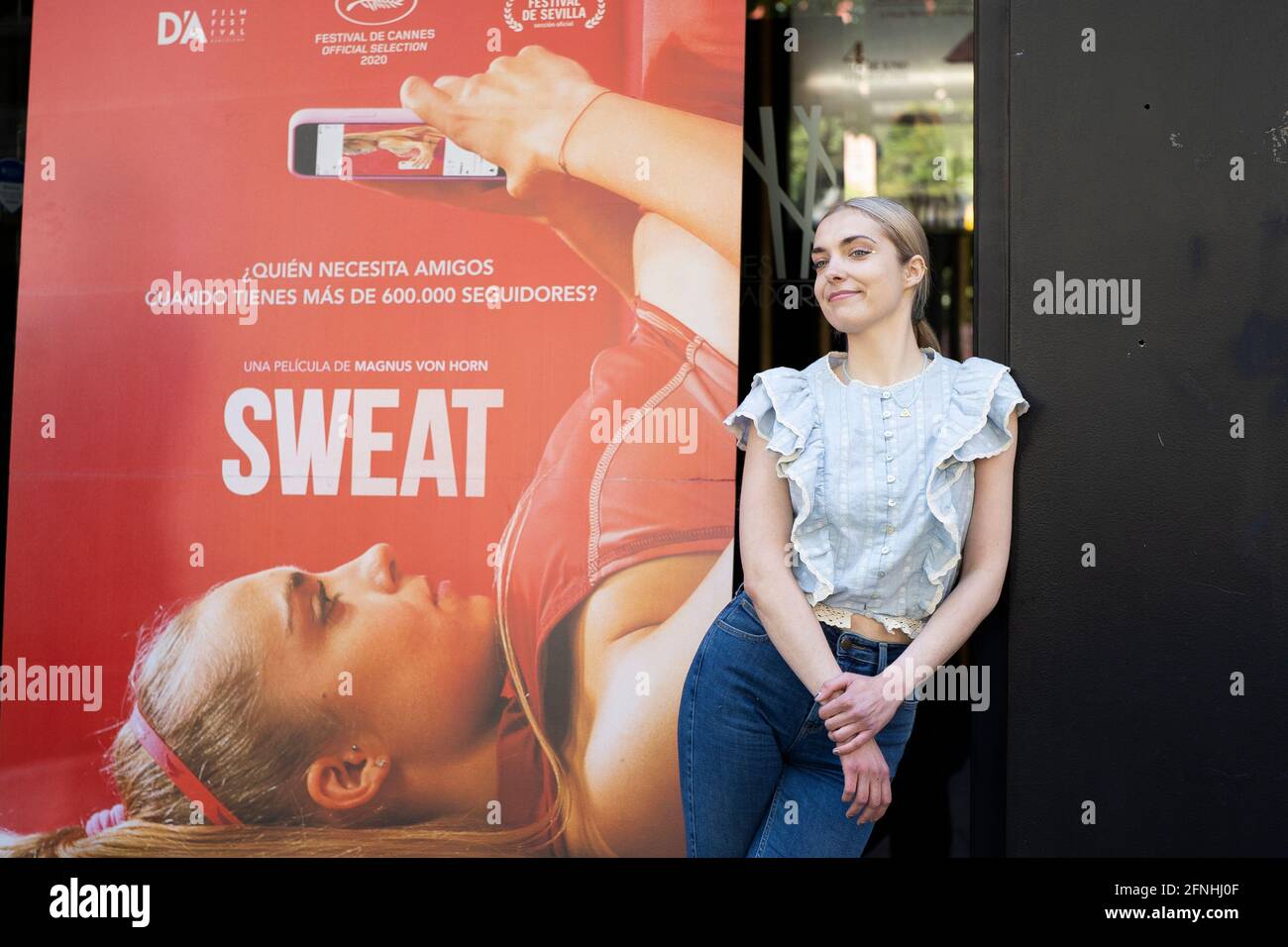 Madrid, Spain. 17th May, 2021. Polish actress Magdalena Kolésnik ...