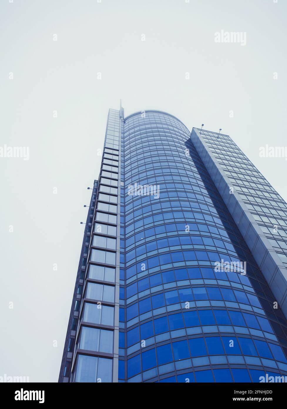 Blue skyscrapers in city Stock Photo - Alamy