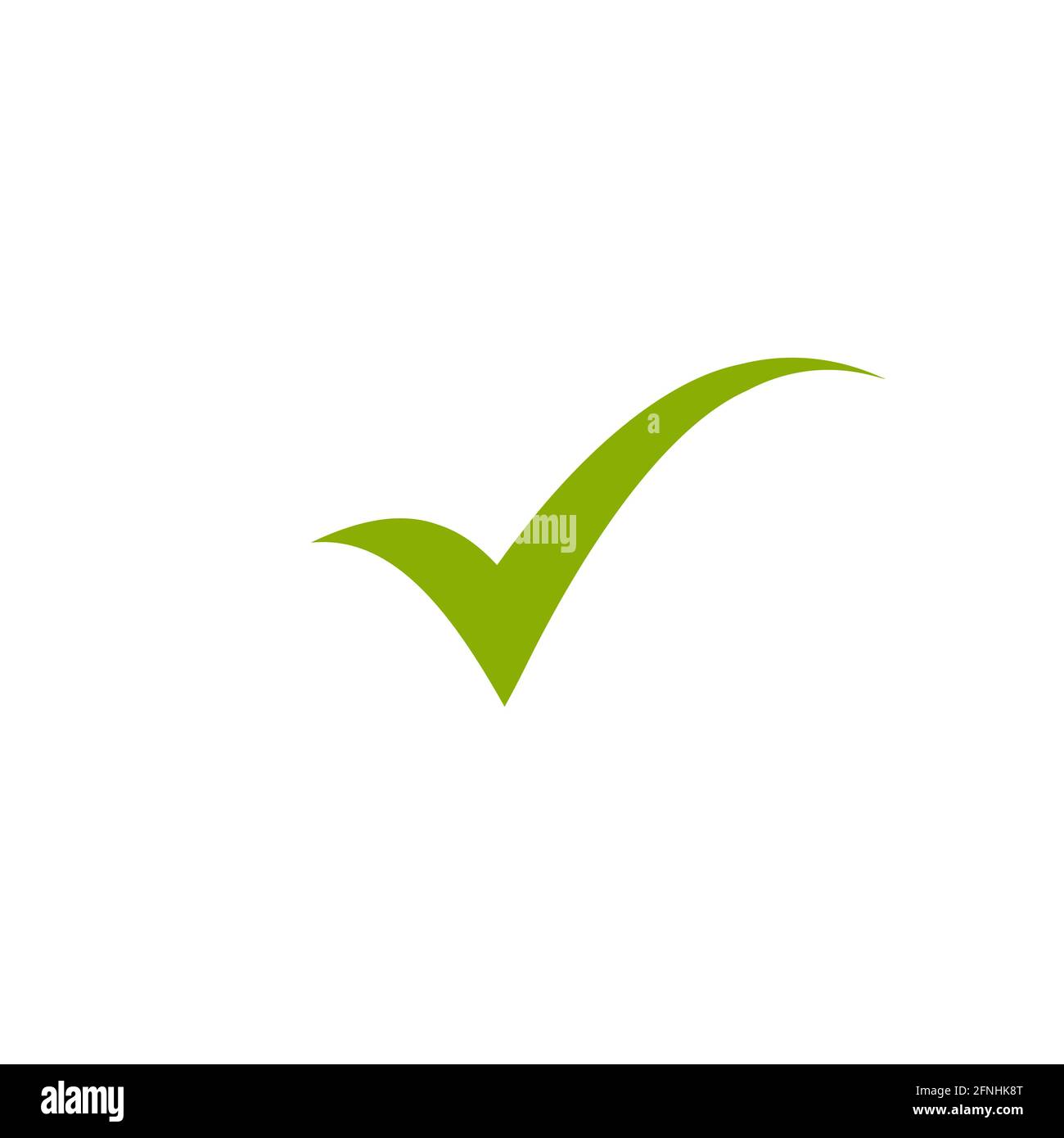 Cartoon positive tick symbol hi-res stock photography and images - Alamy