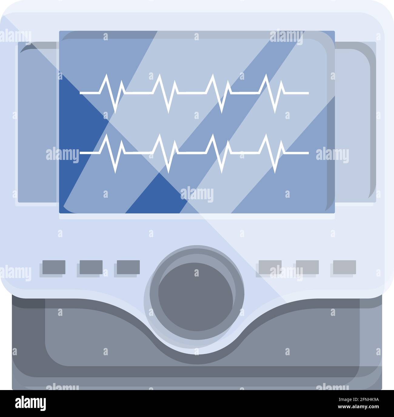 Aid defibrillator icon. Cartoon of Aid defibrillator vector icon for ...