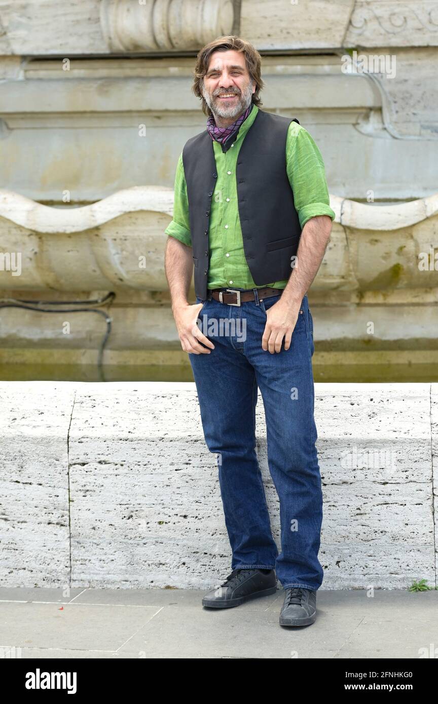 Giovanni Calcagno attends the Morrison film photocall at the gardens of ...