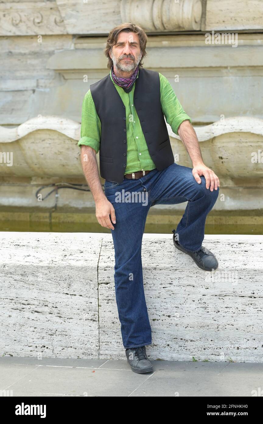 Giovanni Calcagno attends the Morrison film photocall at the gardens of ...