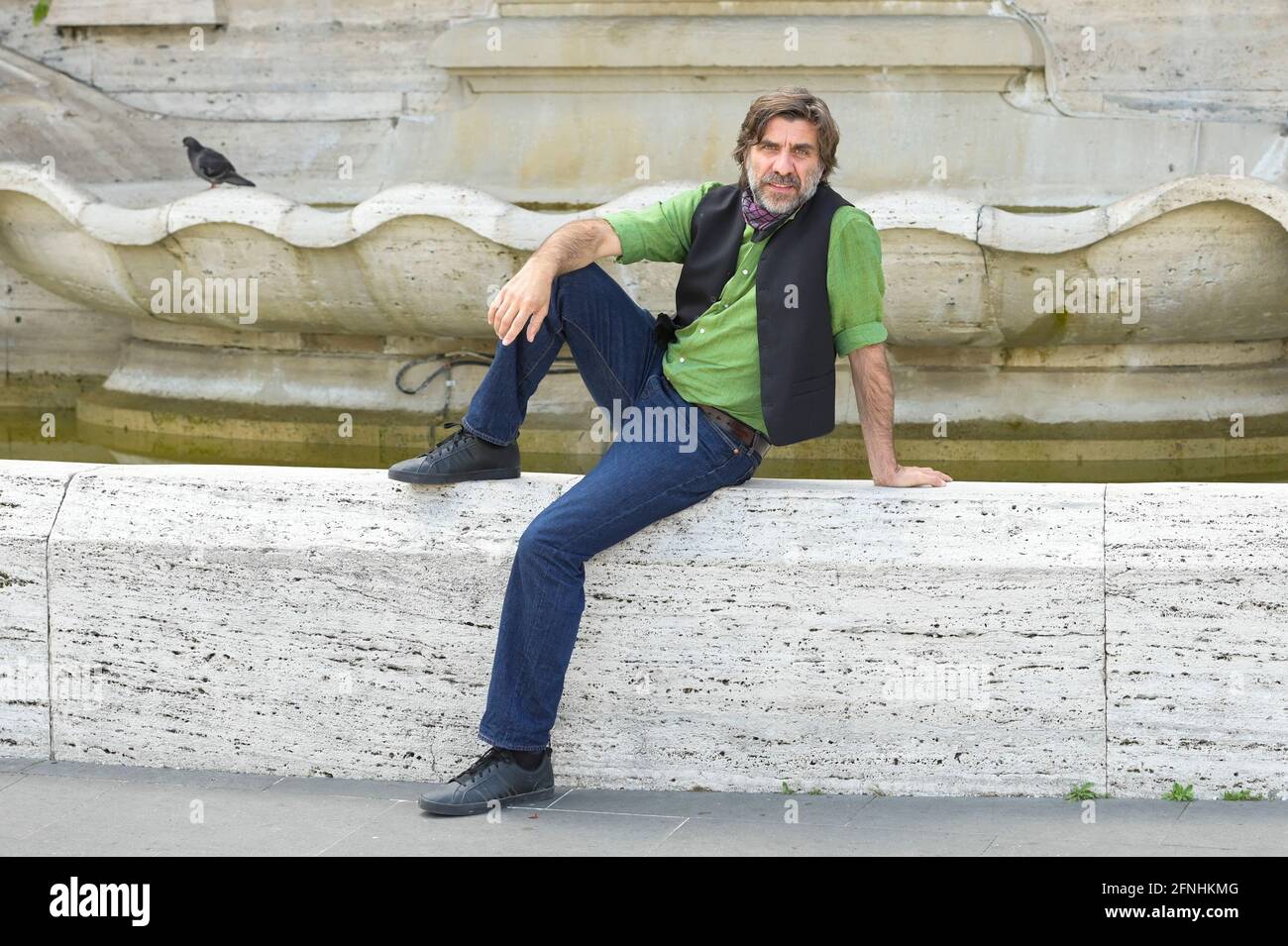 Giovanni Calcagno attends the Morrison film photocall at the gardens of ...