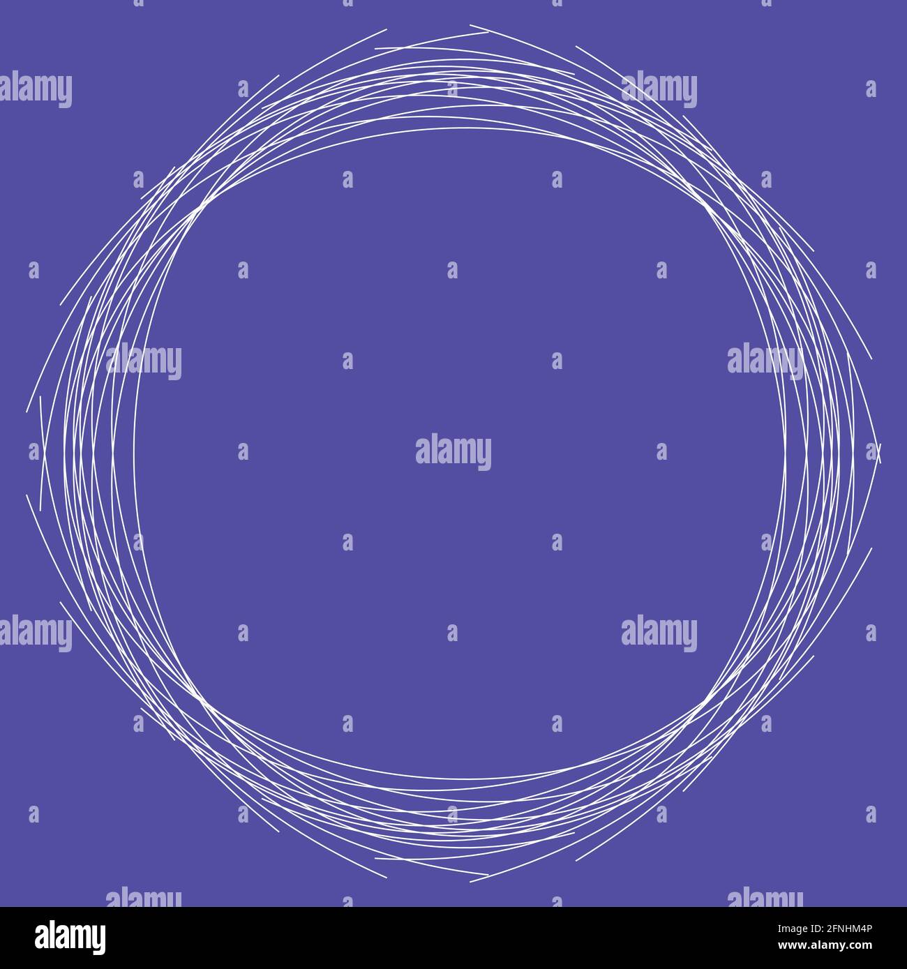 Scribble, doodle, tangled lines circular, circle element – Stock vector ...