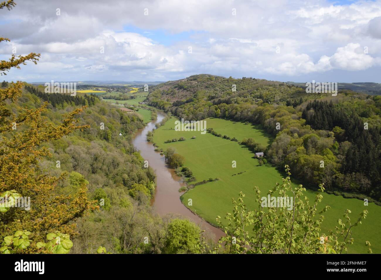 Viewpoint wye valley monmouthshire hi-res stock photography and images ...